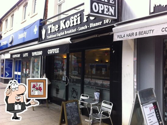 Menu at Koffi Pot cafe, Welling