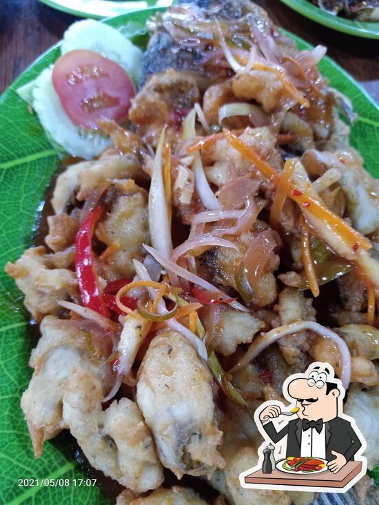Menu at Sea food lesti (lesehan) marunda restaurant, North Jakarta