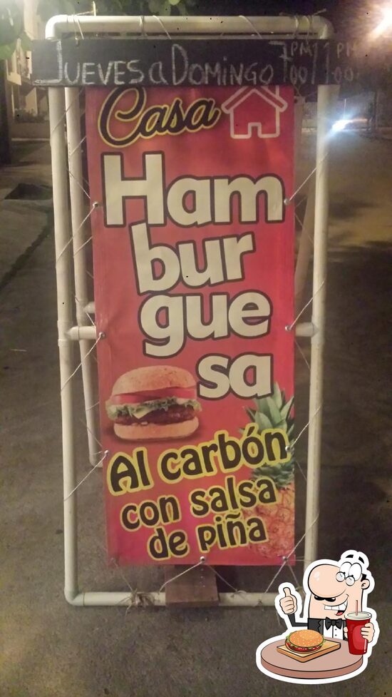Menu at Casa Hamburguesa restaurant, Zapopan