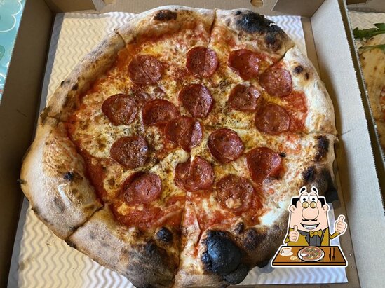 Menu at Manna Pizza restaurant, Bangor