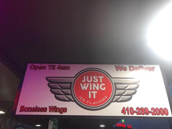 Menu at Just Wing It restaurant, Annville