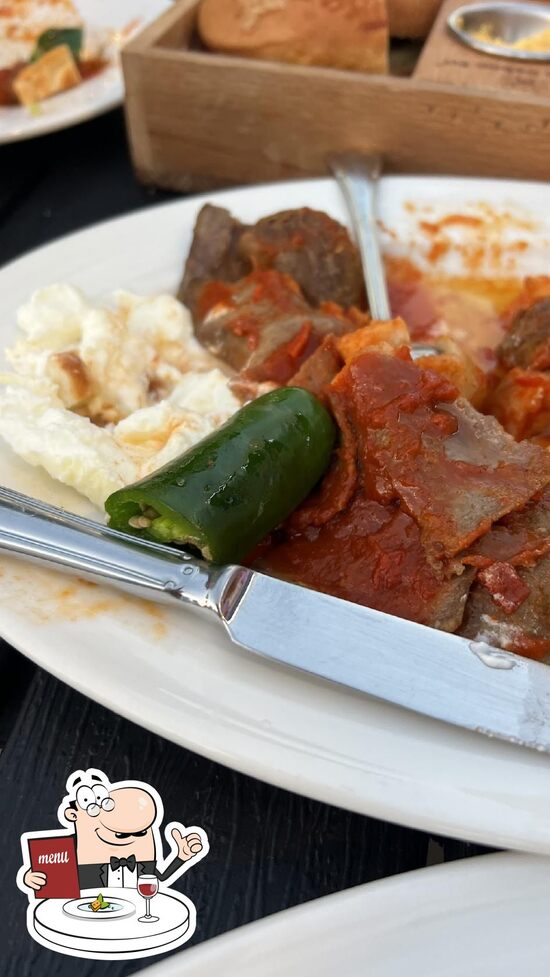 Menu at Bursa kebap Turkish restaurant, UAE
