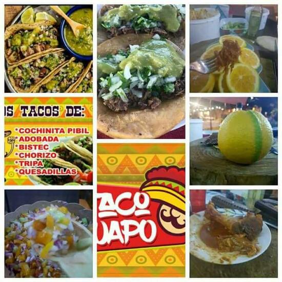 Menu at El Taco Guapo restaurant, Zitácuaro