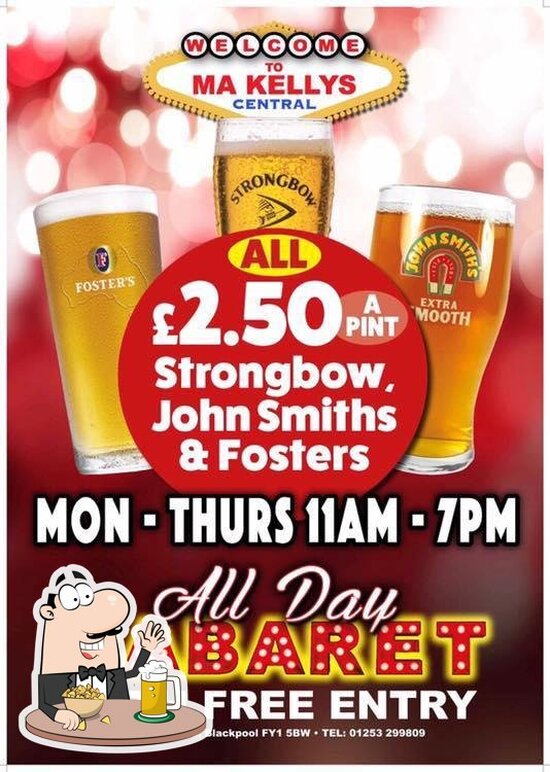 Ma Kelly’s, Blackpool - Restaurant menu, prices and reviews
