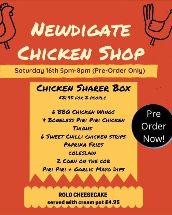 Menu at The Newdigate Arms pub & bar, Ilkeston