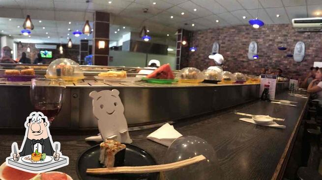 Menu at Sake Sushi restaurant, Cape Town, Sable Square