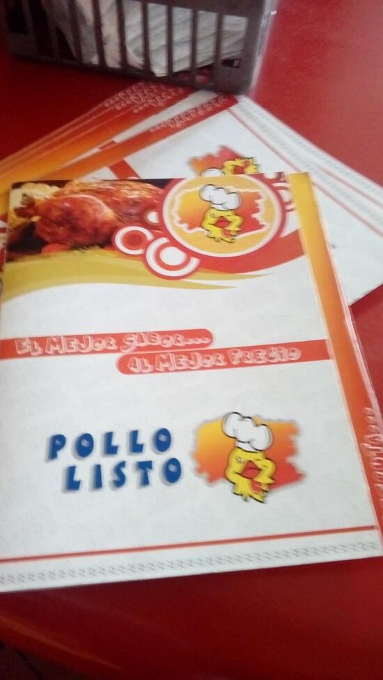Menu at Restaurante Pollo Listo, Pasto