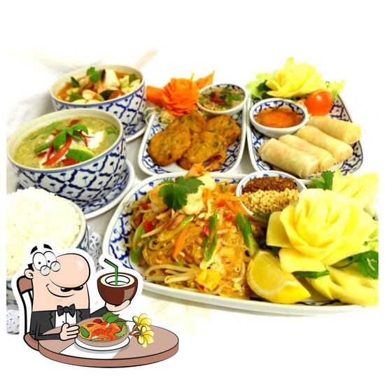 Menu at Thai Princess restaurant, Marlow