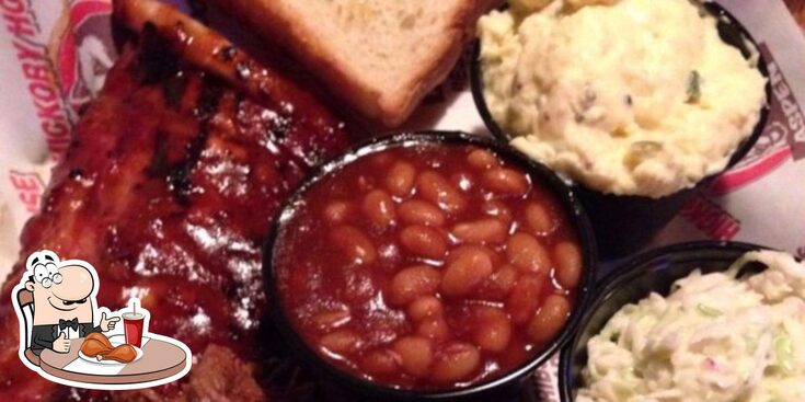 Menu at Hickory House BBQ, Parker