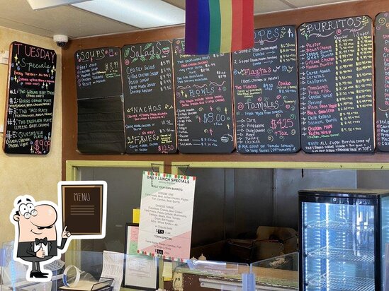 Menu at Lalo's Tacos fast food, San Diego