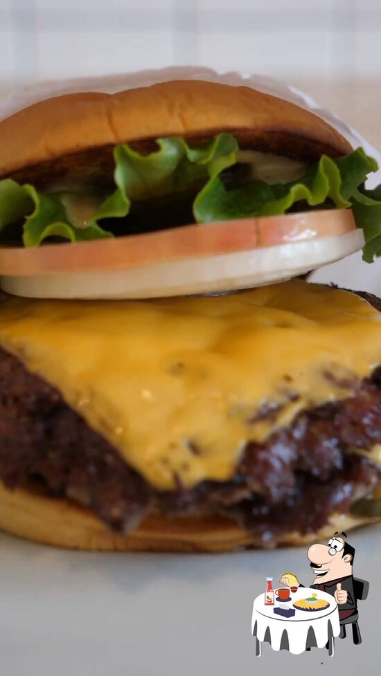 Menu at Slap Burgers restaurant, Waterloo