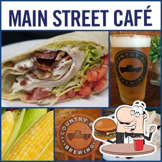 Menu at Main Street Cafe, Newtown
