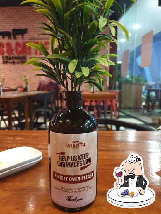Menu at Hogs & Cattle Steakhouse, Pasay, SM MOA