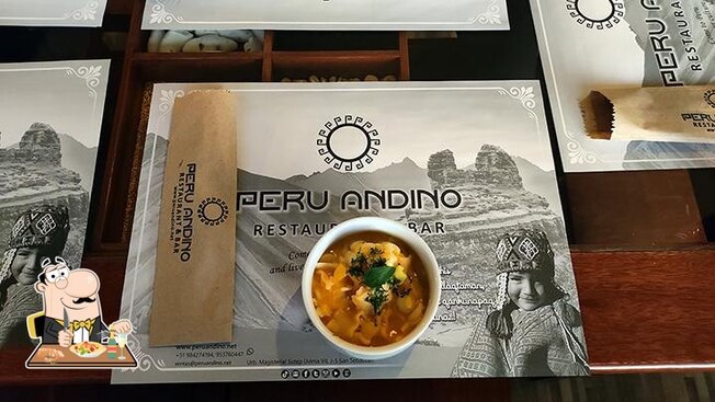 Menu at Perú Andino Restobar, Peru