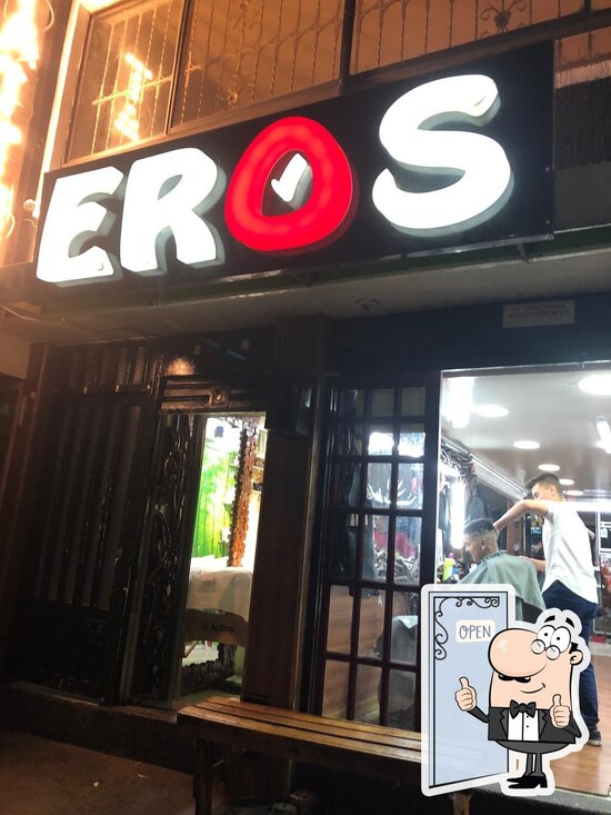 Menu at EROS CLUB, Bogotá