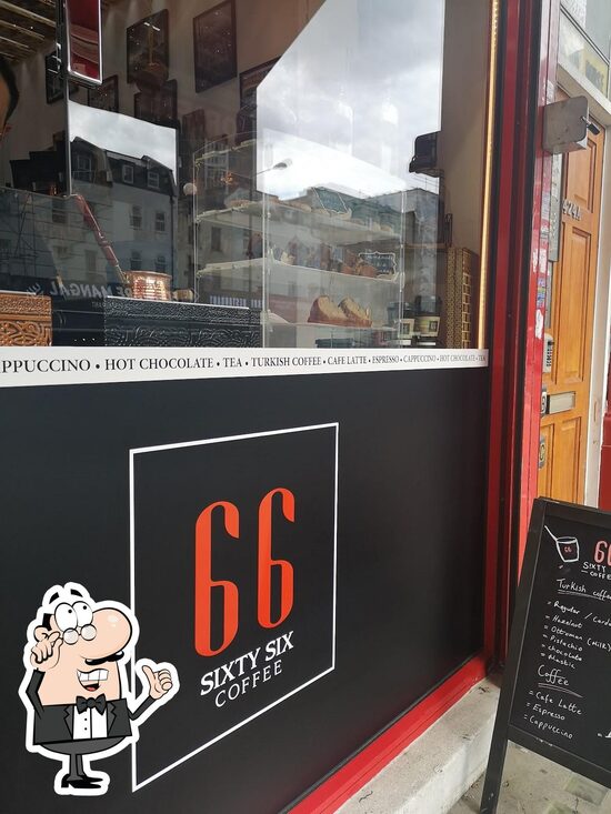 Menu at Sixty Six Coffee, London