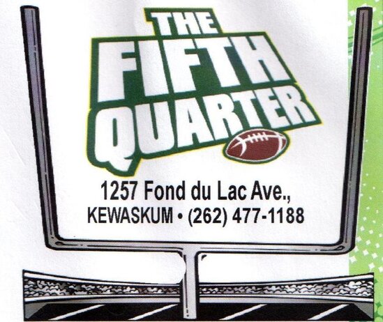 Menu at 5th Quarter pub & bar, Kewaskum