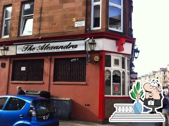 Menu at Alexandra Bar, Glasgow