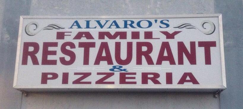 Menu at Alvaro's Family Restaurant, North Port