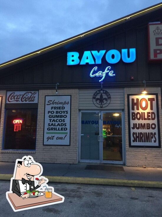 Menu at Bayou Cafe, Beaumont, N Major Dr