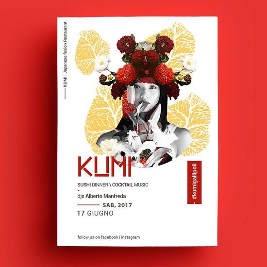 Menu at KUMI japanese fusion restaurant, Gallipoli