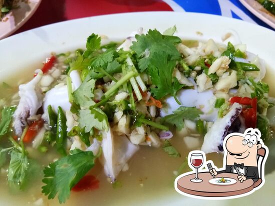 Carta de Lung Ja Seafood Restaurant, Laem Fa Pha