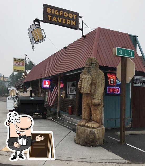Menu at Bigfoot Tavern pub & bar, USA