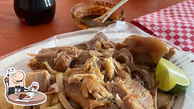 Menu at Carnitas El Rey restaurant, Tepic