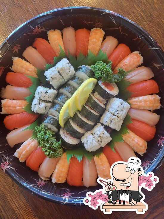 Menu at Miki's Sushi restaurant, Campbell River