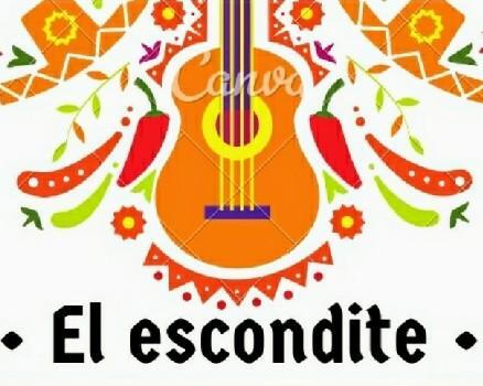 Menu at "El escondite" restaurant, Acopilco