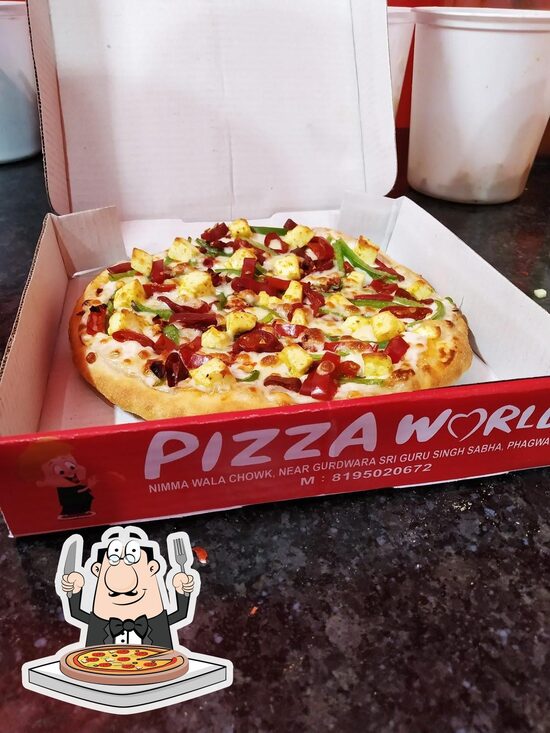 Menu at Pizza World, Phagwara