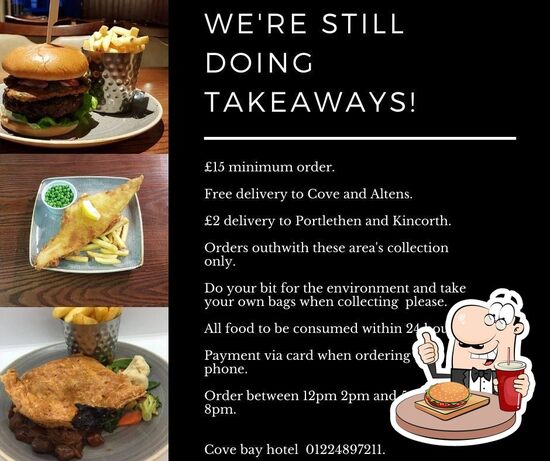 Cove Bay Restaurant, Aberdeen - Restaurant menu, prices and reviews