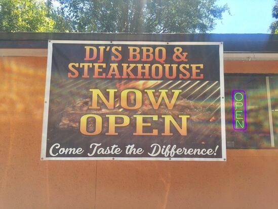 Menu at DJ's BBQ STEAKHOUSE & GRILL, Jacksonville