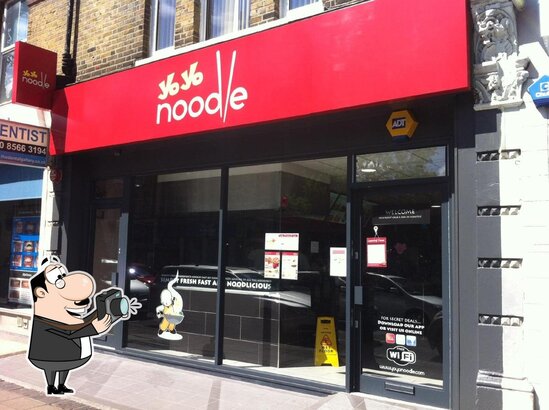 Menu at Yo Yo Noodle restaurant, London, 4 The Mall