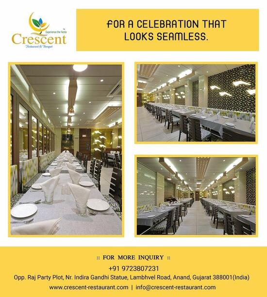 Menu at Crescent Restaurant and Banquet, Anand