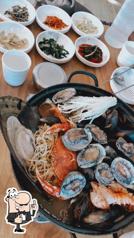 Menu at Manmi Restaurant, South Korea