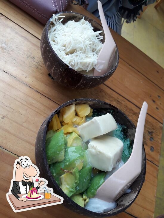 Menu at Es teler durian Bang Den's restaurant, Karawang