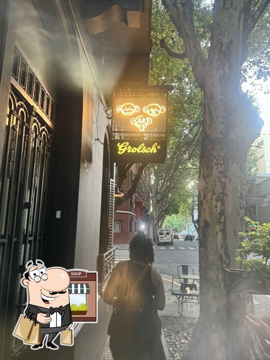 Carta del pub y bar Tres Monos, Buenos Aires