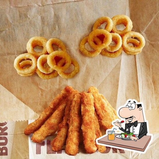 Menu at Burger King restaurant, Manila, Ground Floor