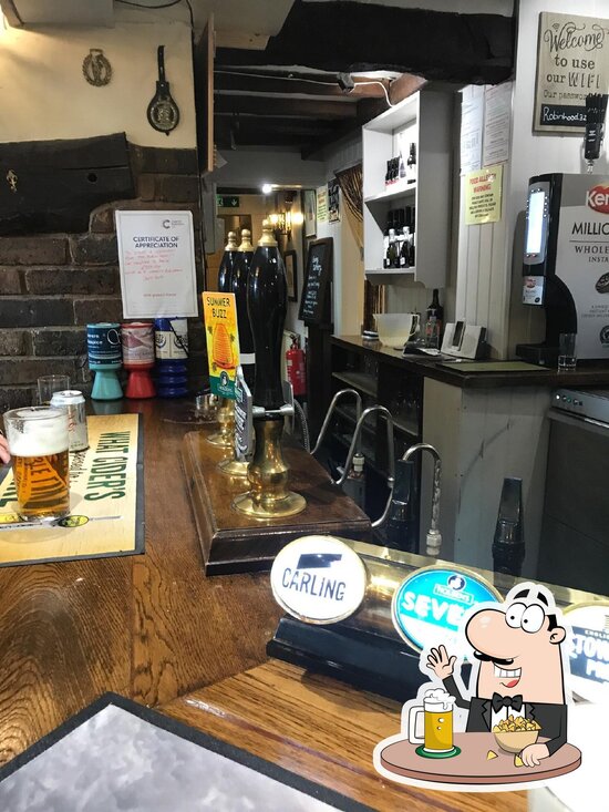 Menu at Ye Olde Robin Hood Inn pub & bar, Ironbridge