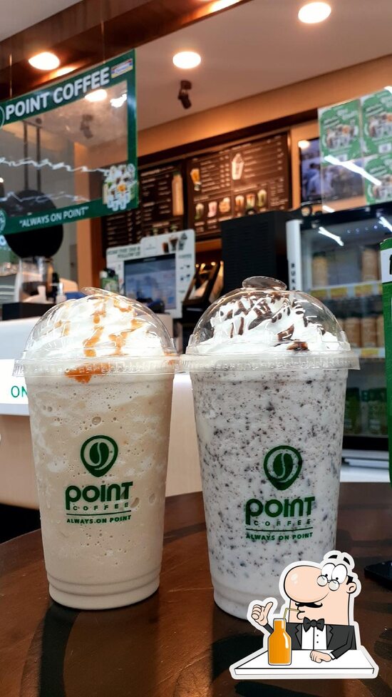 Menu at Point Coffee, Kebumen