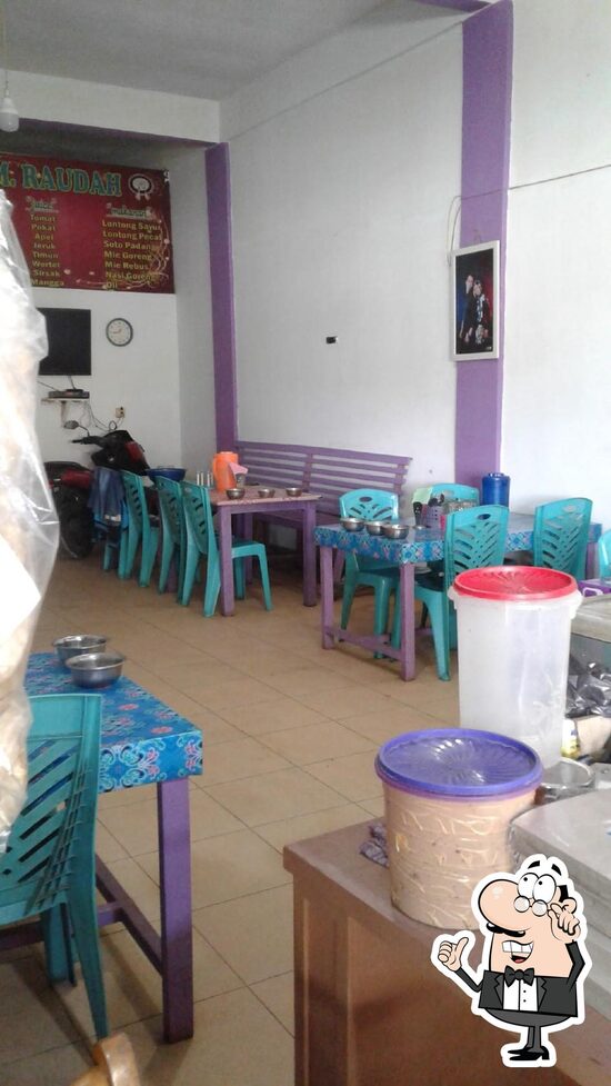 Menu at RM Raudah restaurant, Air Jamban