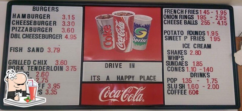 Menu at Route 10 Drive-In restaurant, Hawarden