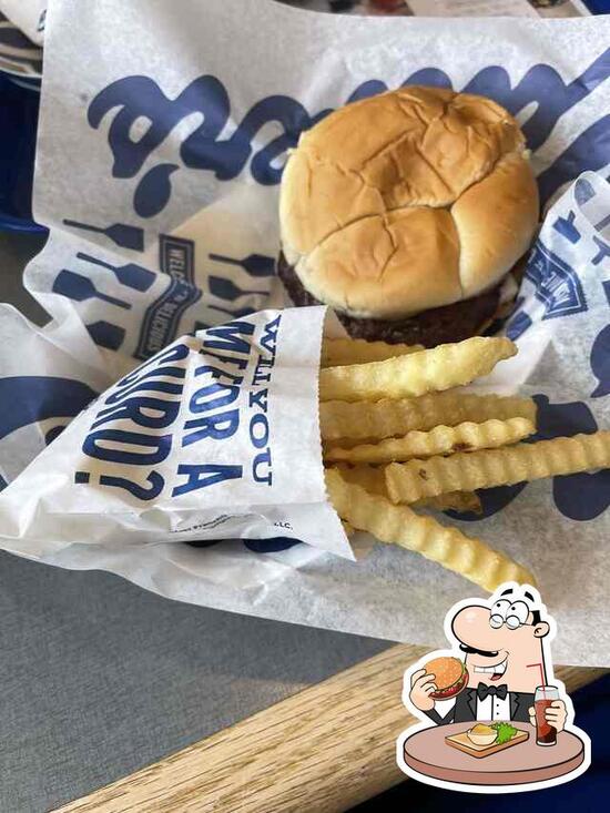 Menu at Culver's fast food, Rockwall