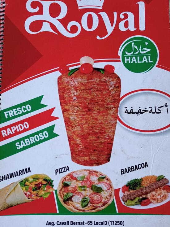 Menu at Royal kebab tacos pizzeria halal, Platja d'Aro