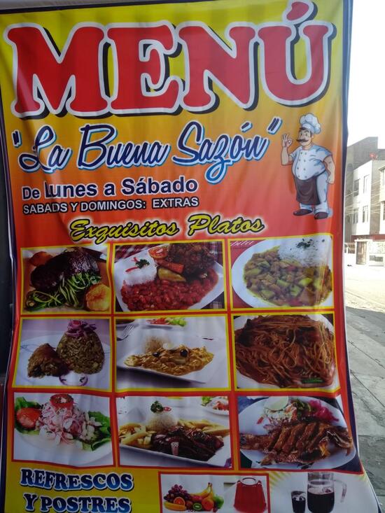 Carta del restaurante La Buena Sazón Caldo-Chifa, San Juan del Lurigancho