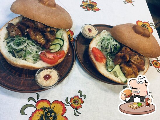 Menu at Кафе, Русская Душа, Russia