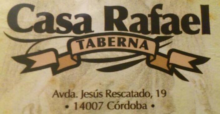 Carta del restaurante Casa Rafael, Córdoba, Av. del Carlos III