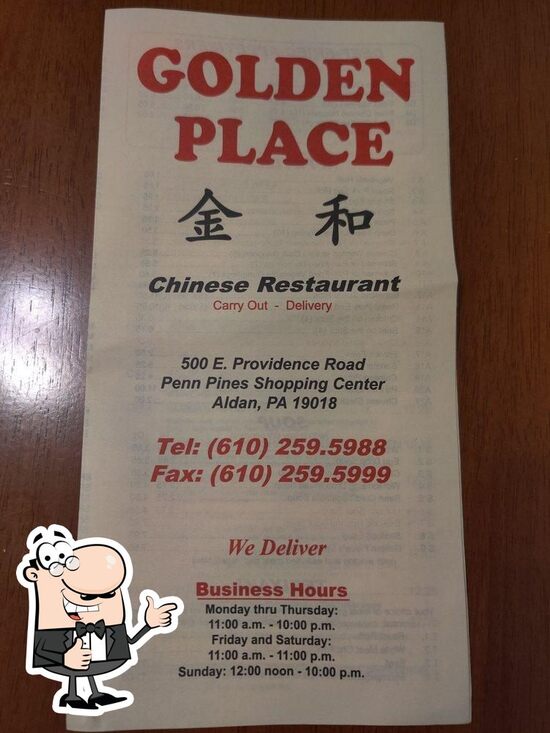 Menu at Golden Place Chinese Restaurant, Aldan, 500 E Providence Rd #2