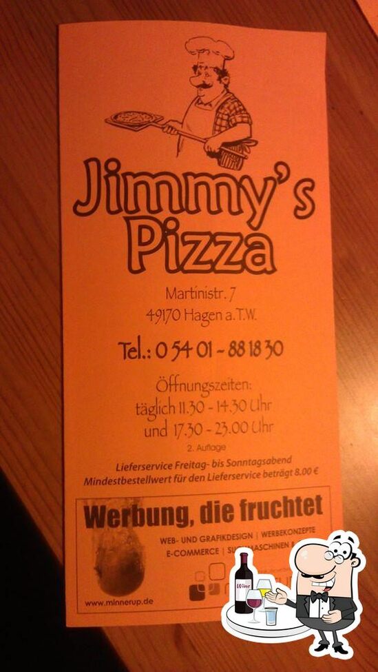 Jimmy’s Pizza, Hagen am Teutoburger Wald - Speisekarte, Preise und ...